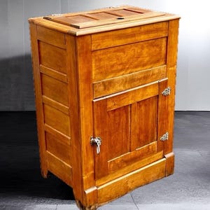 Antique Tiger Oak Ice Box: Circa 1920s, Restore or Display - Etsy