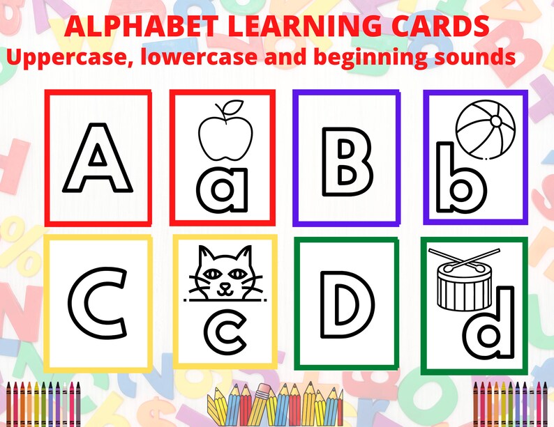 Printable Alphabet Cards Upper And Lowercase - Printable Word Searches