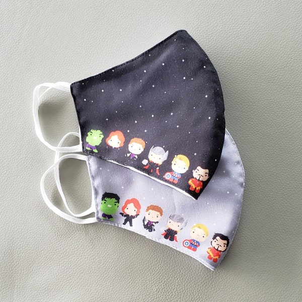 Avengers Face Mask - Etsy