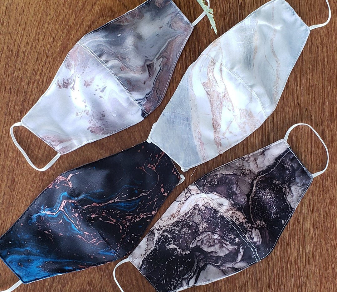 Marble Pattern Face Mask FM117890| Water-repellent| 3 Ply With Filter ...