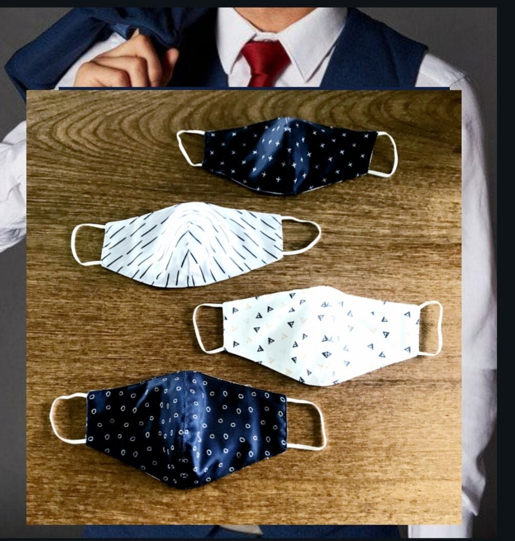 Business-like Design FM33456 Reusable Face Mask | Etsy