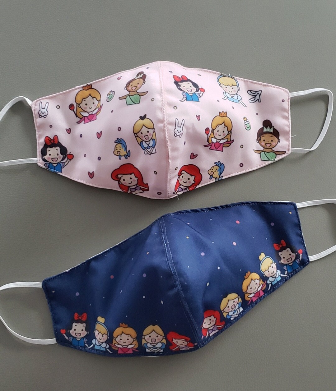 Princesses Face Mask Disney Princesses Jasmine Face Mask - Etsy