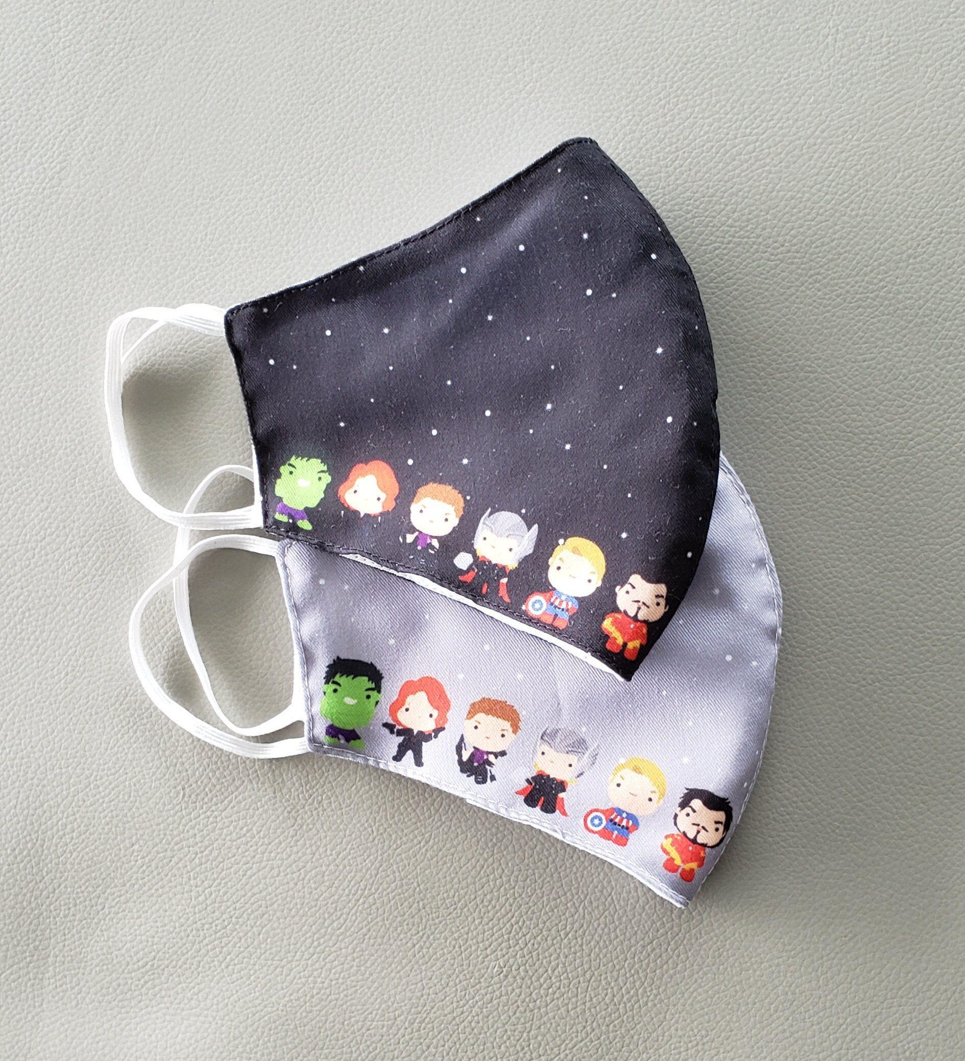 Super Heroes Face Mask Avengers Face Mask Water-repellent 3 | Etsy