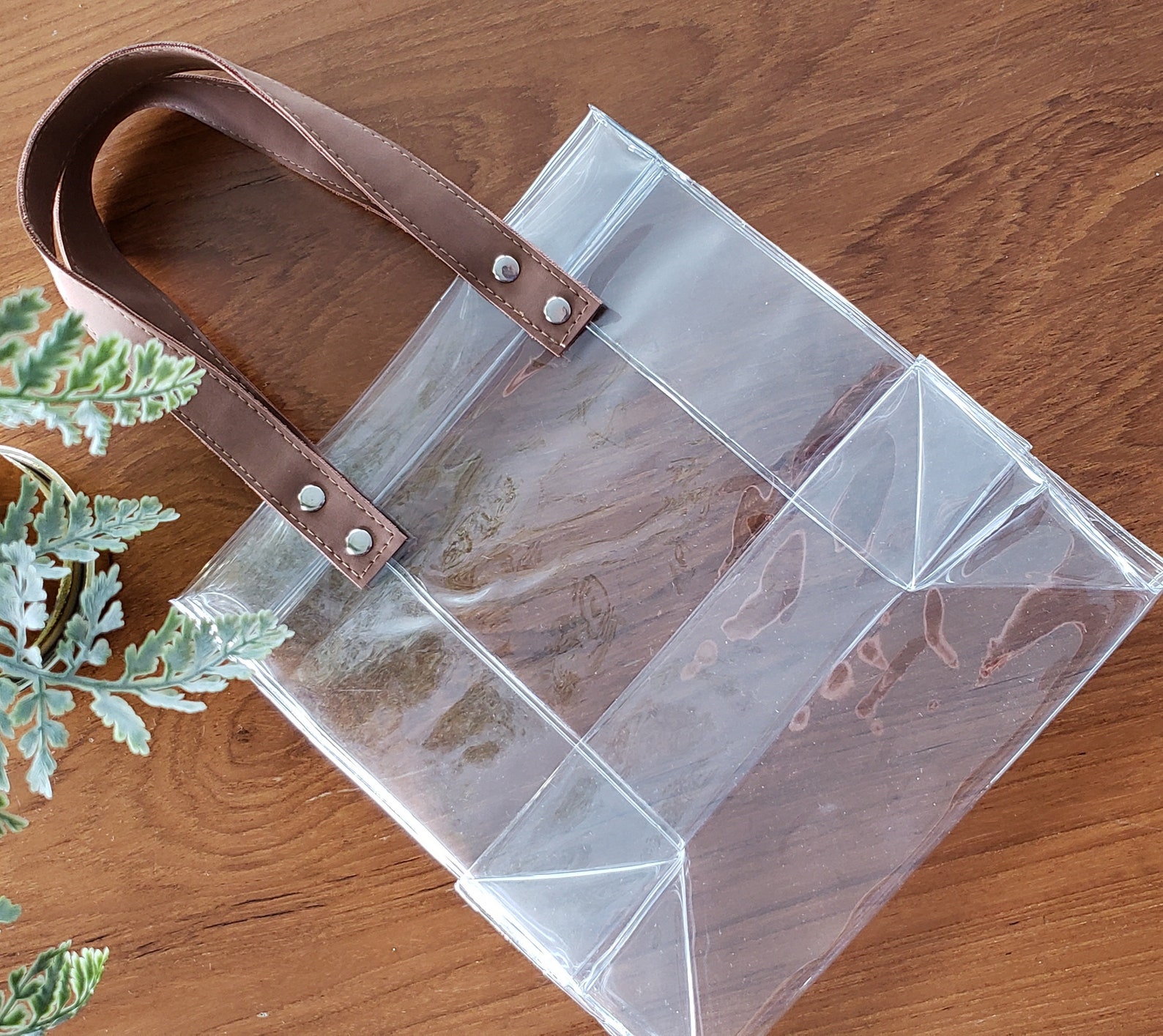 Transparent Party Favor Tote Bag PVC Clear Bag Stadium Bag | Etsy