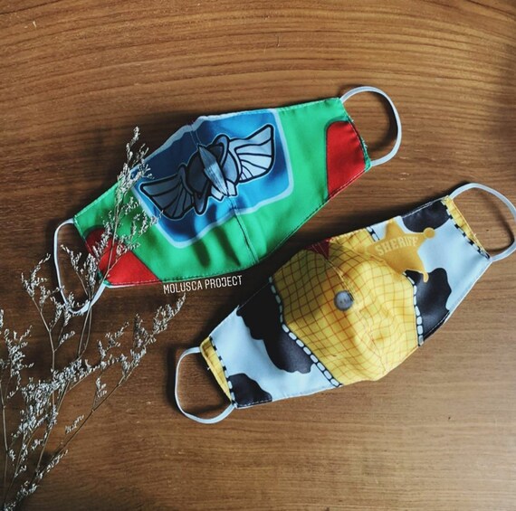 Buzz Face Mask Woody Face Mask Toy Story Face Mask Disney - Etsy