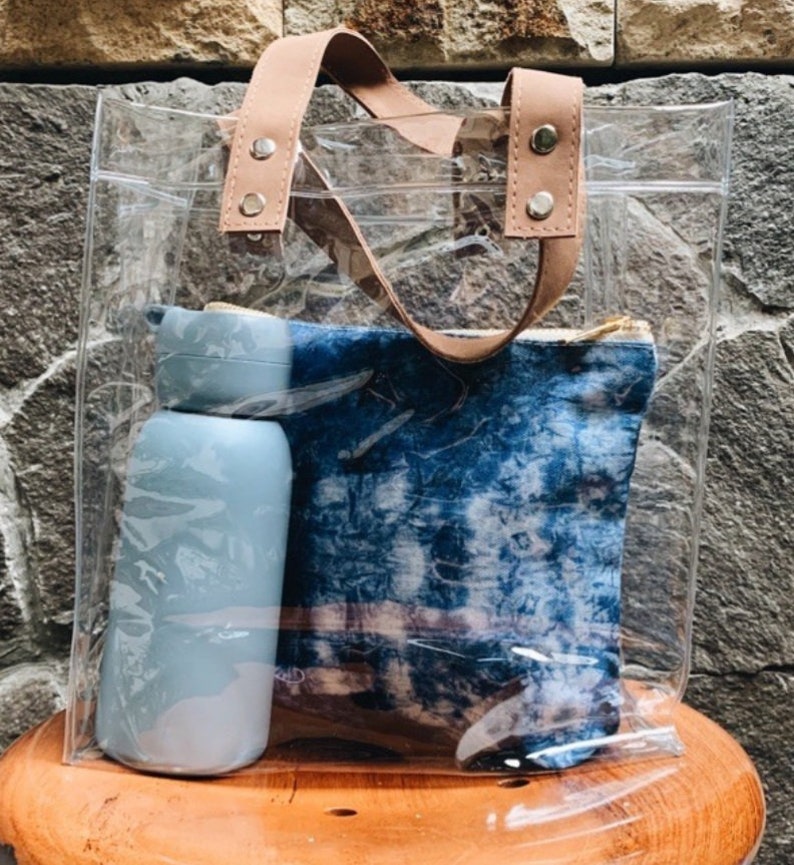 Transparent Tote Bag PVC Clear Shopping Bag Stadium Bag - Etsy