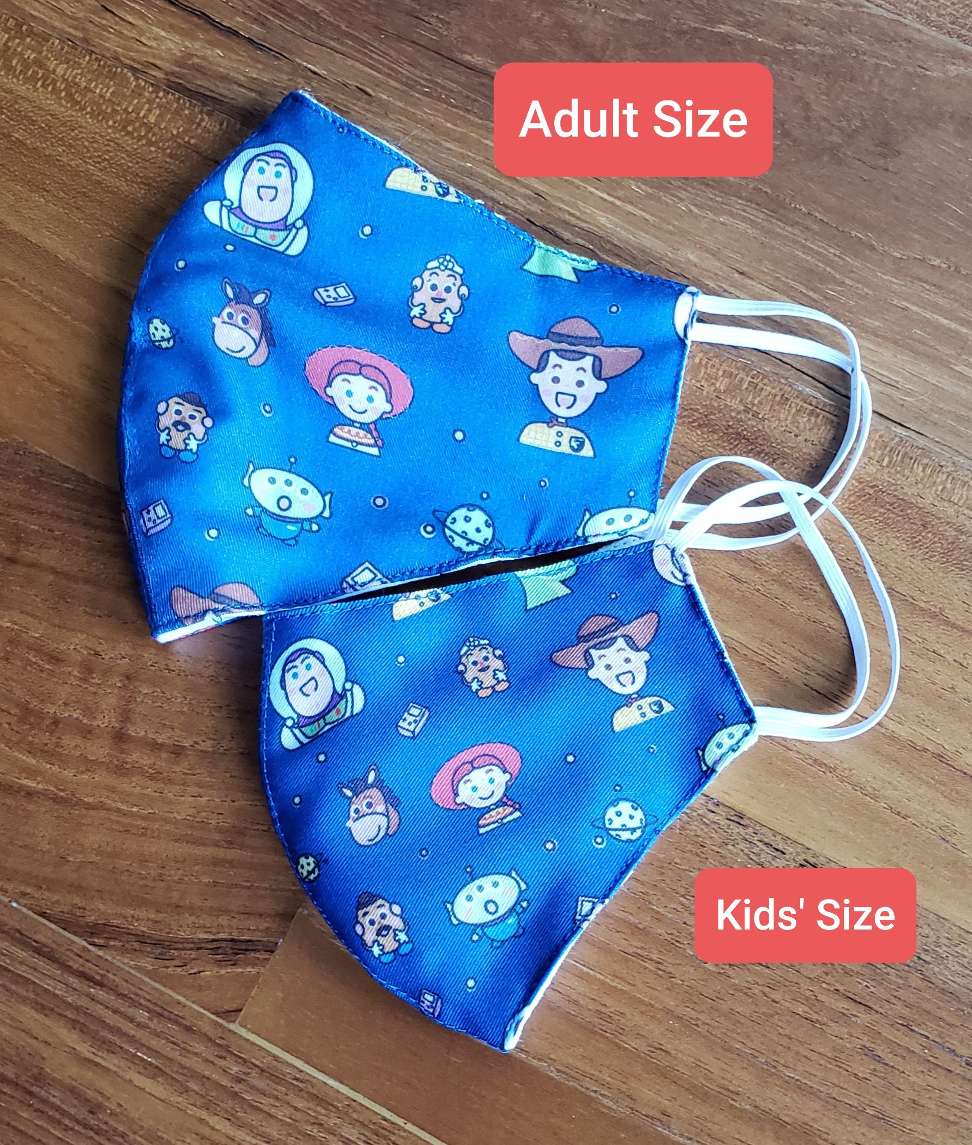 Kids' Size Toy Story Face Mask Fun Design - Etsy