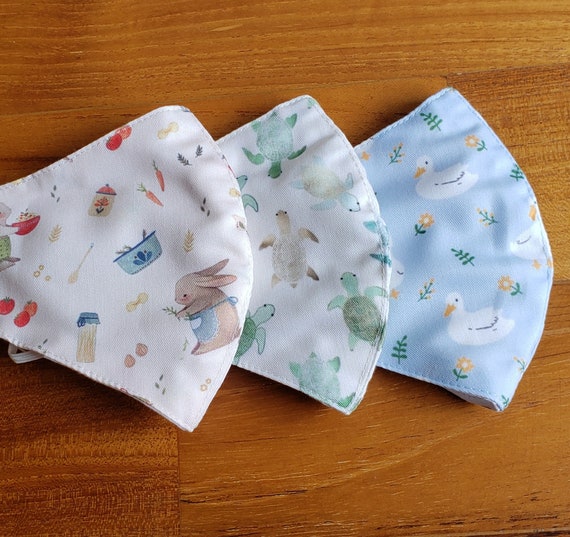 Farm Animals Face Mask Water-repellent Reusable 3 Ply | Etsy