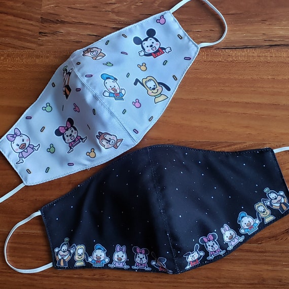 Mickey and Company Face Mask Fun Design Water-repellent 3 | Etsy