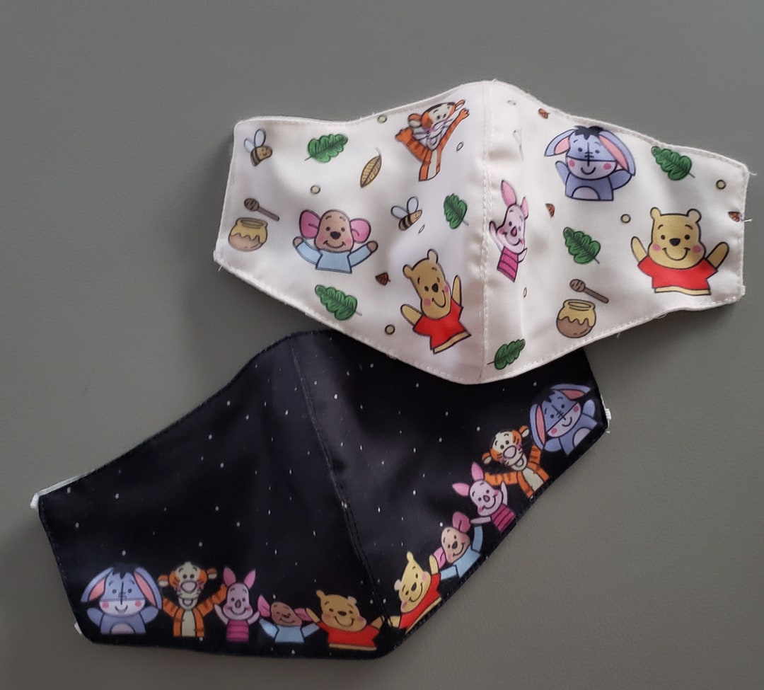 Cute Bears Face Mask| Eeyore Face Mask| Winnie the Pooh Face Mask ...