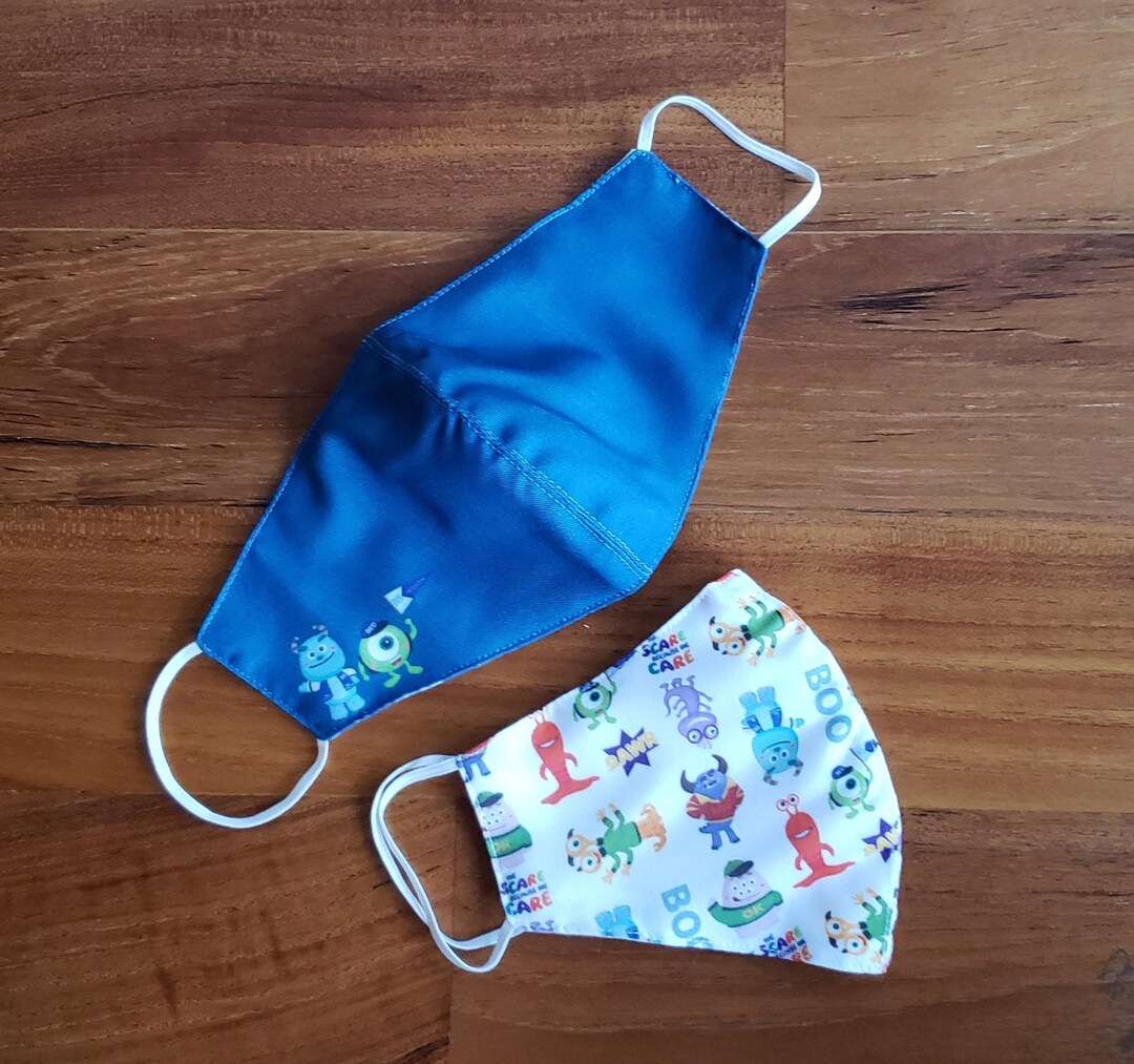 Monsters Series Face Mask Disney Face Mask Mike and Sully - Etsy