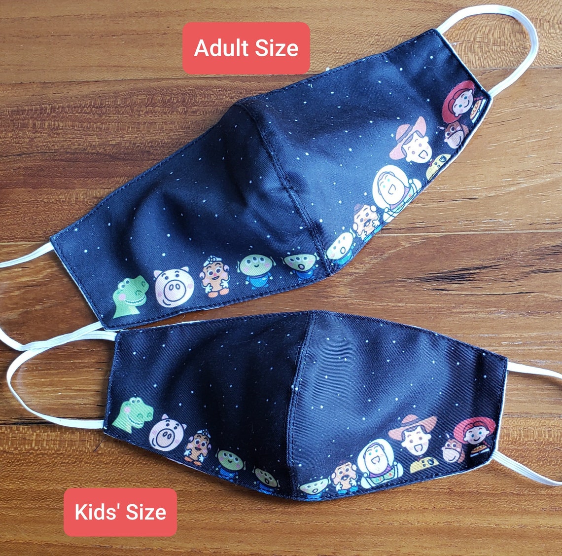 Kids' Size Toy Story Face Mask Fun Design | Etsy