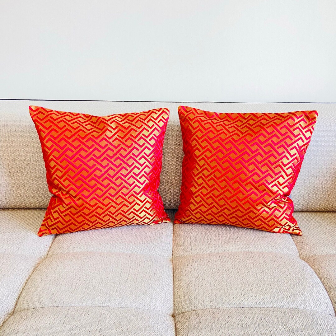 Gold Throw / Luxury Decorative Pillow / Sofa Pillow / Royal Pillow ...