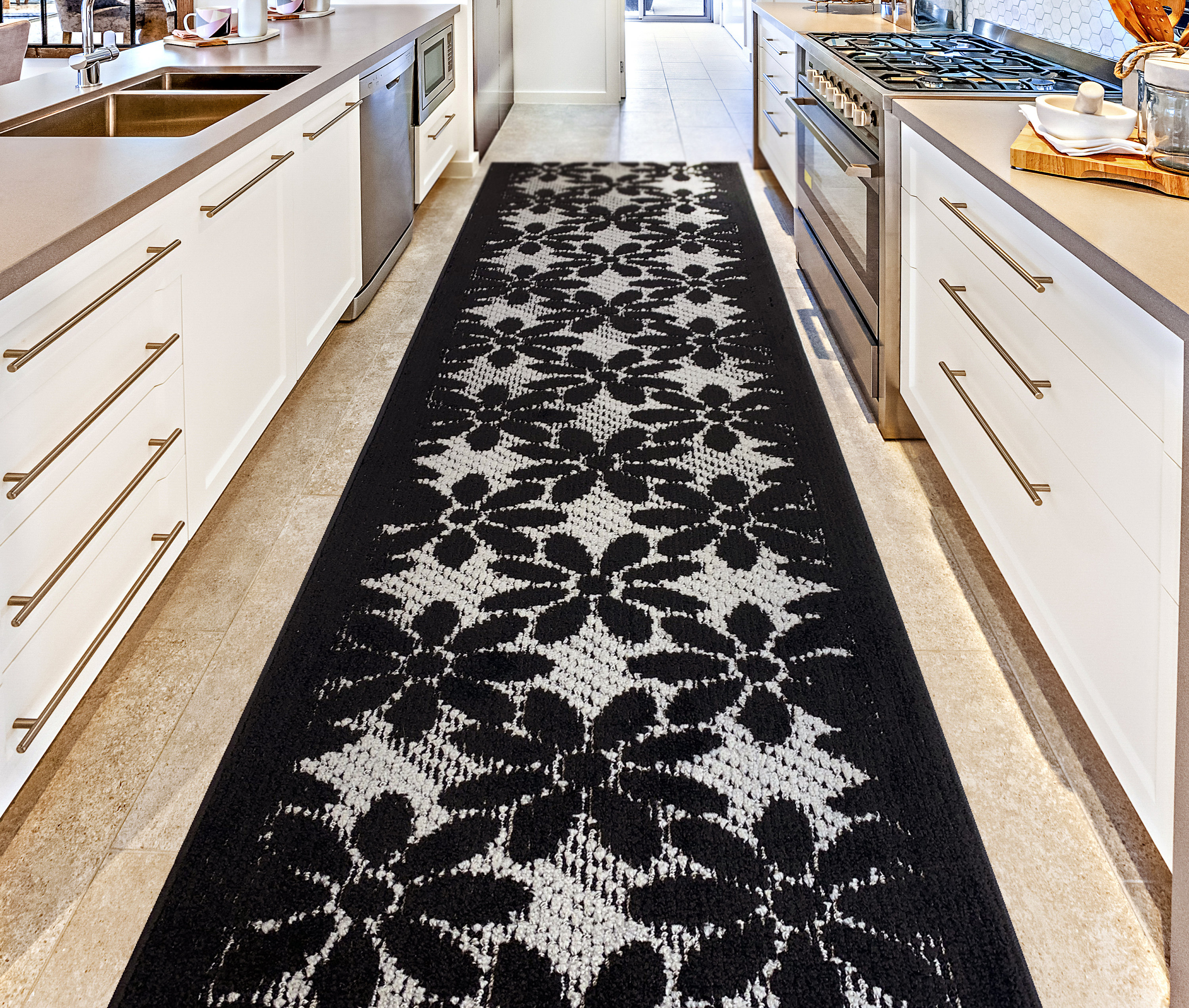 Custom Size Rug Runner Rubber Backed Non-slip Skid narrow | Etsy