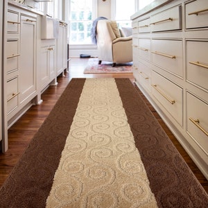 Ancient Latin Roman Scroll Design Carpet Runner Rug Mat for Extra Wide ...