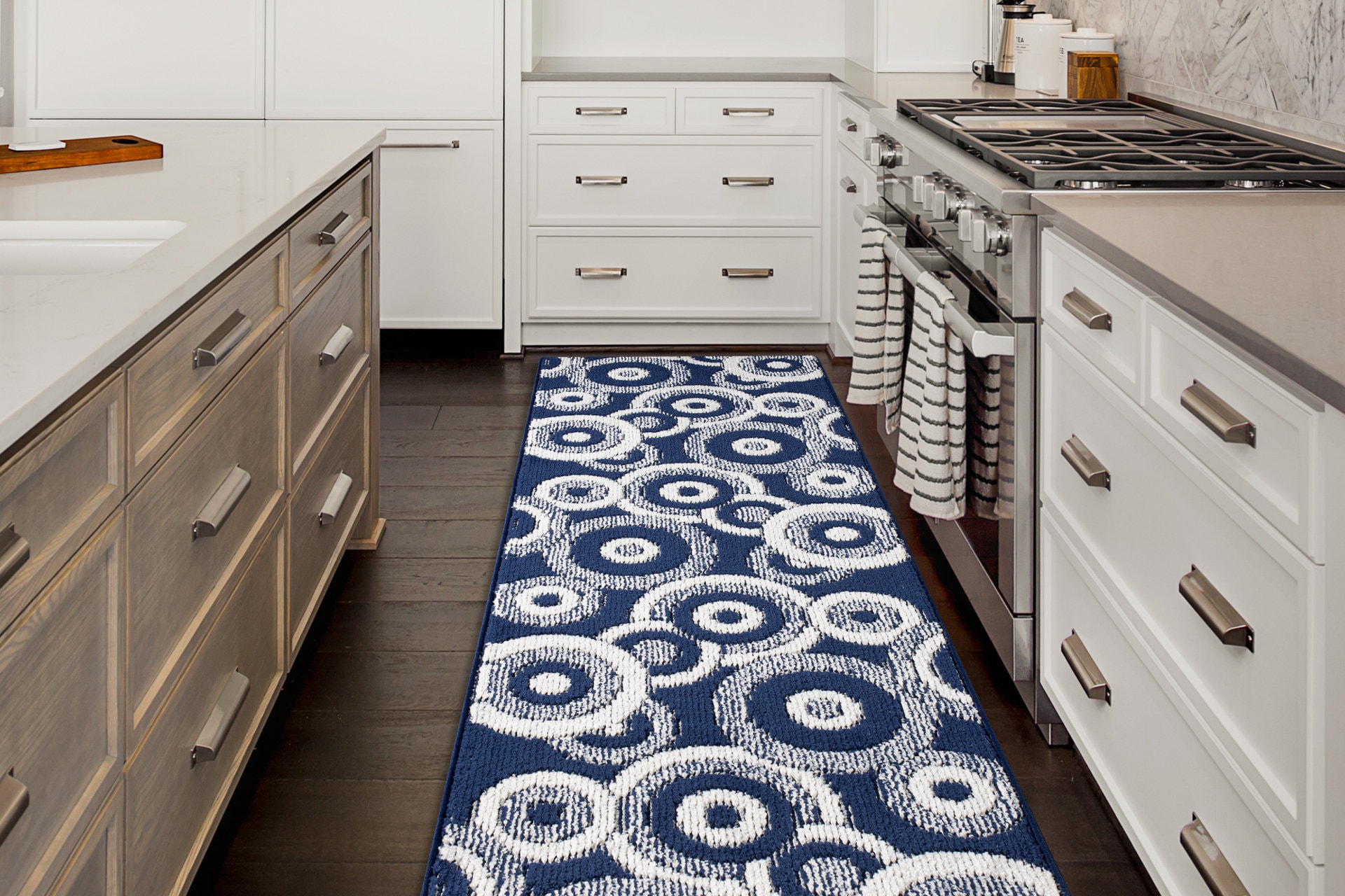 31 Inch Wide Width Retro Modern Runner Rug With Anti-slip - Etsy