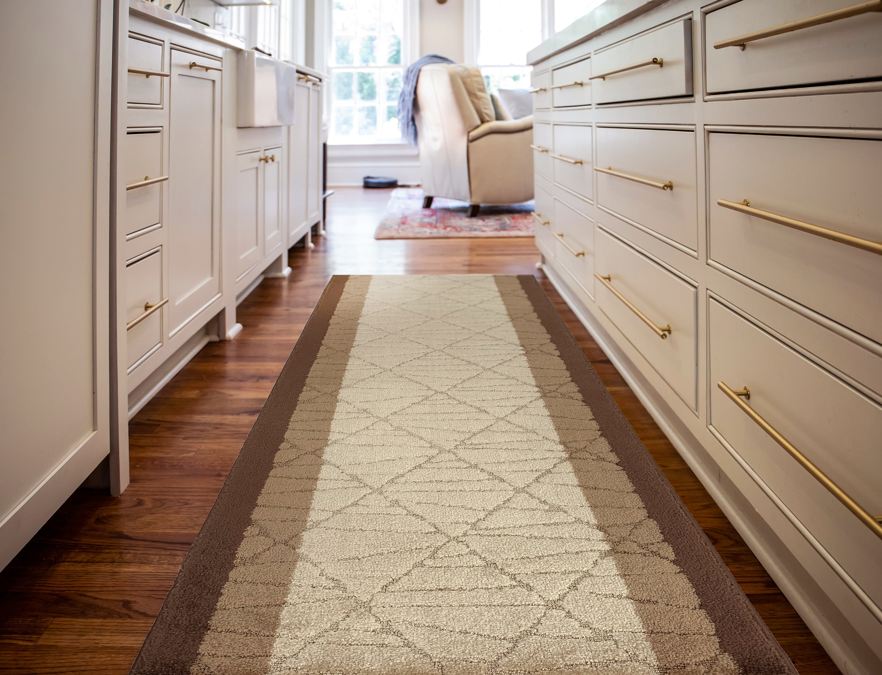 Custom Size Carpet Runner Rug | Hallway Entryway Stair Kitchen | Non ...