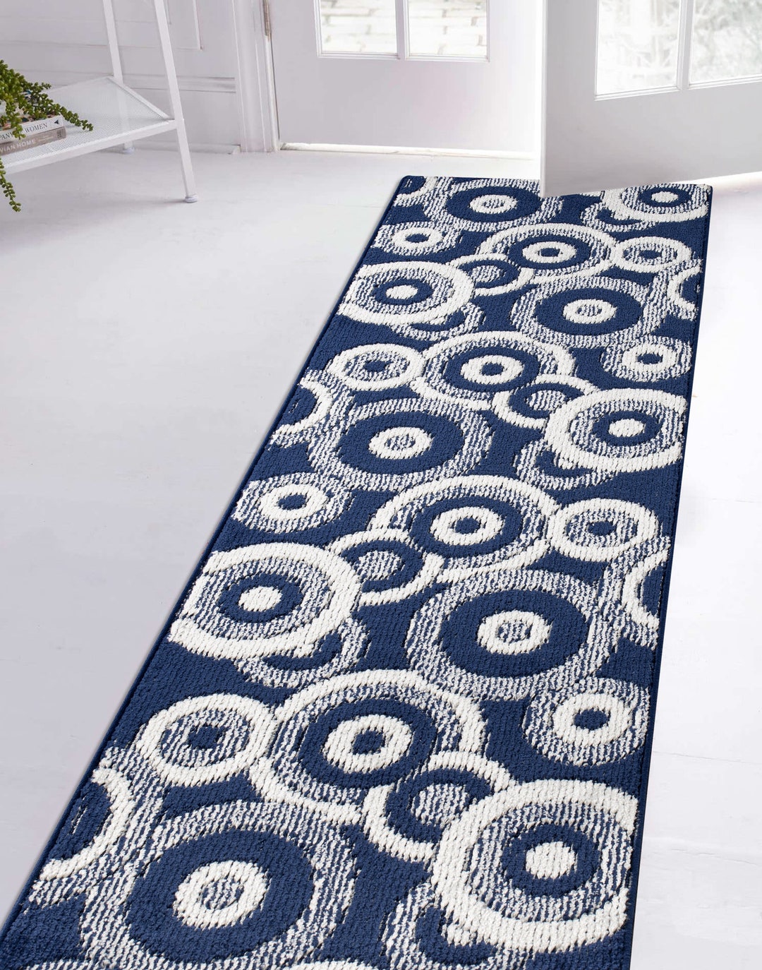 31 Inch Wide Width Retro Modern Runner Rug With Anti-slip - Etsy