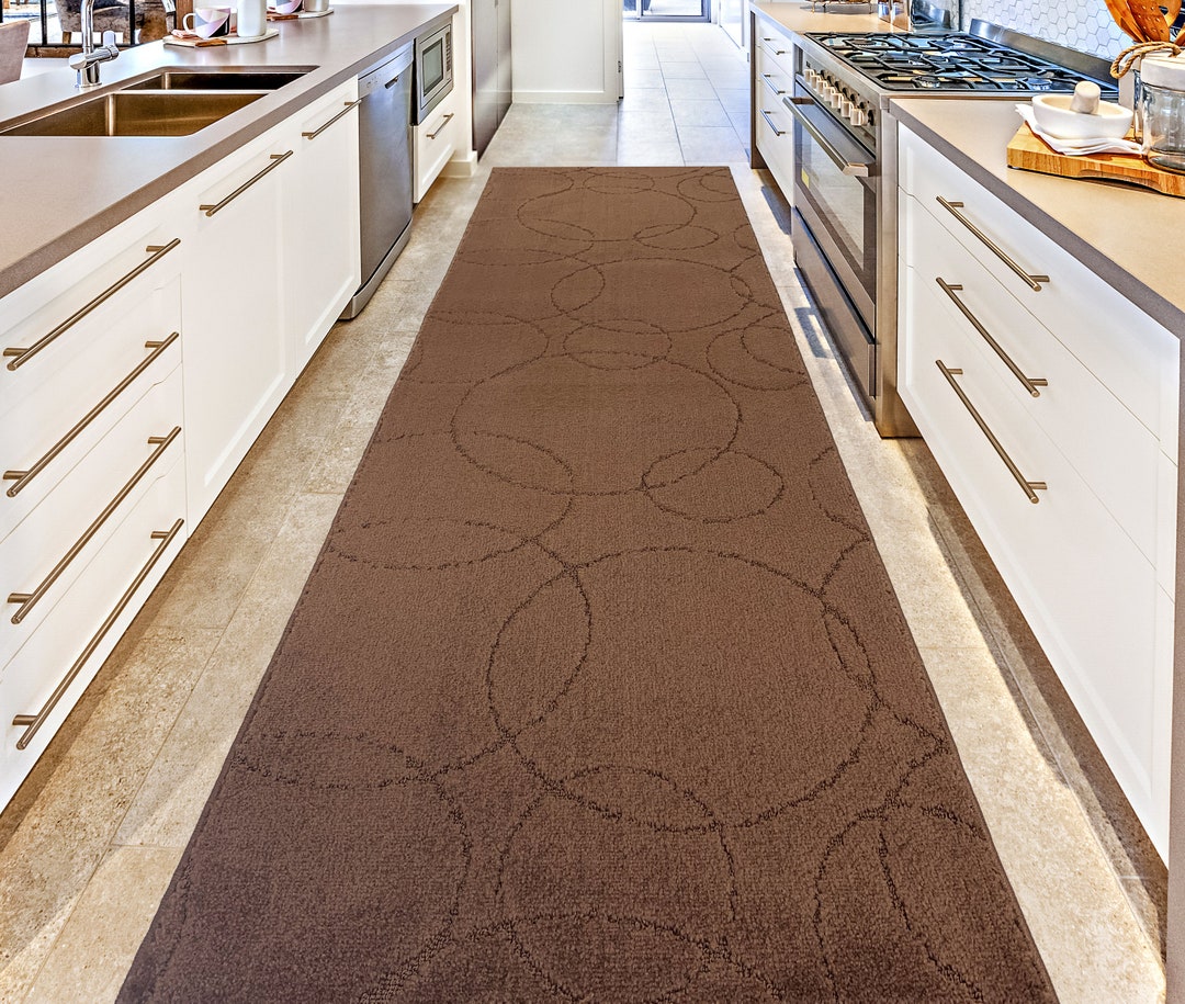 Carpet Runner Rug for Extra Wide Kitchen Area Floor With Non Slip ...
