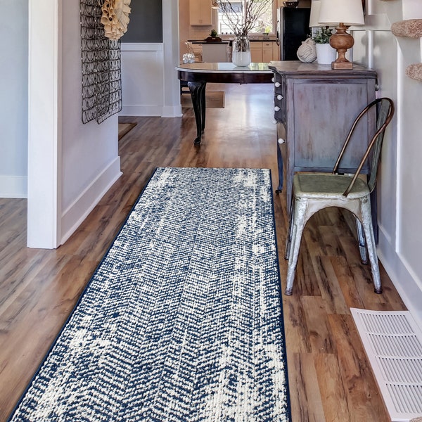 Distressed Rug - Etsy