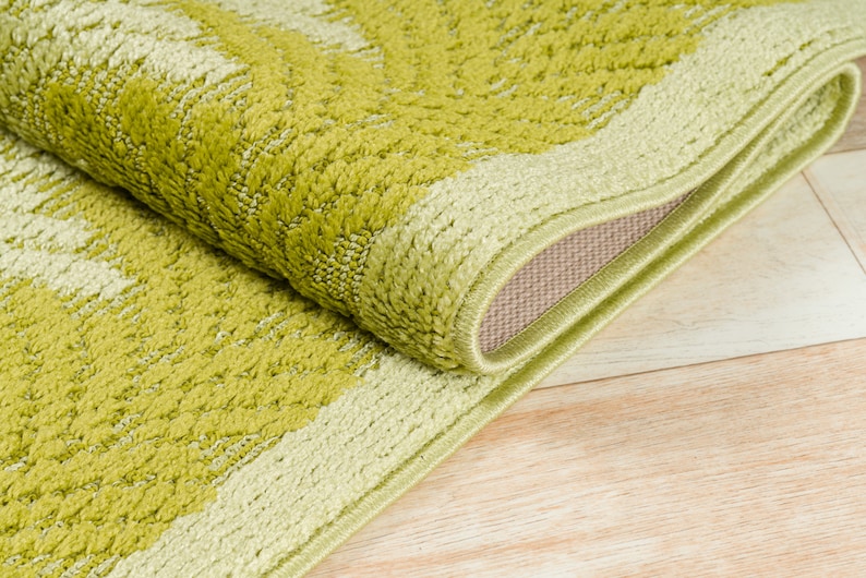 Custom Size Tropical Palm Tree Leaf Pattern Carpet Runner Rug Mat for ...