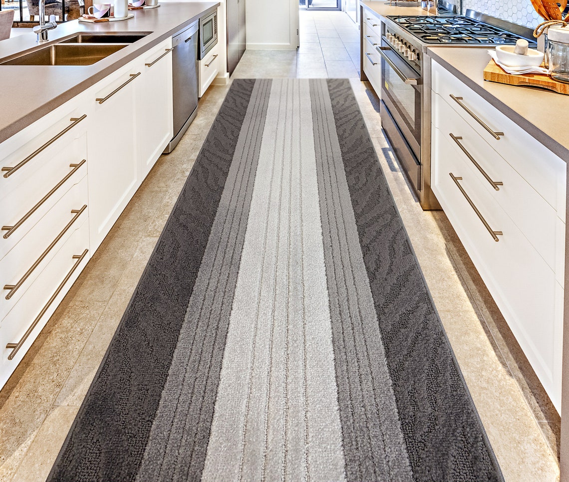 Washable Non-slip Runner Rug | CUSTOM LENGTH for Small Galley, U and L ...