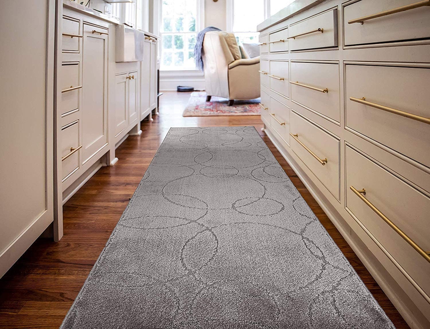 CUSTOM SIZE Gray Runner Rug for Extra Large Wide Long Hallways - Etsy