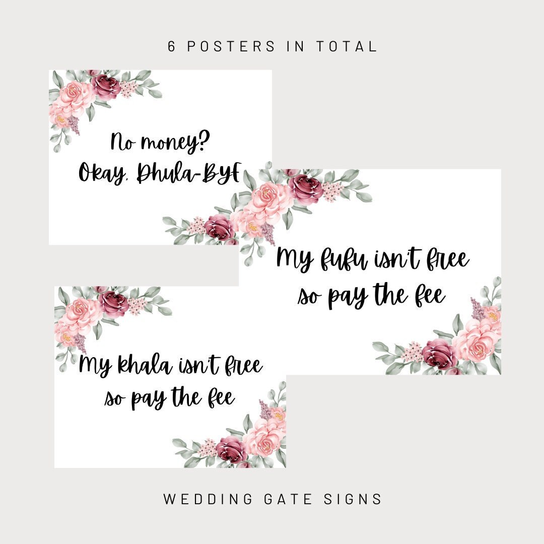 Wedding Gate Signs | Bengali Wedding | Wedding Entrance Sign | Bridal ...