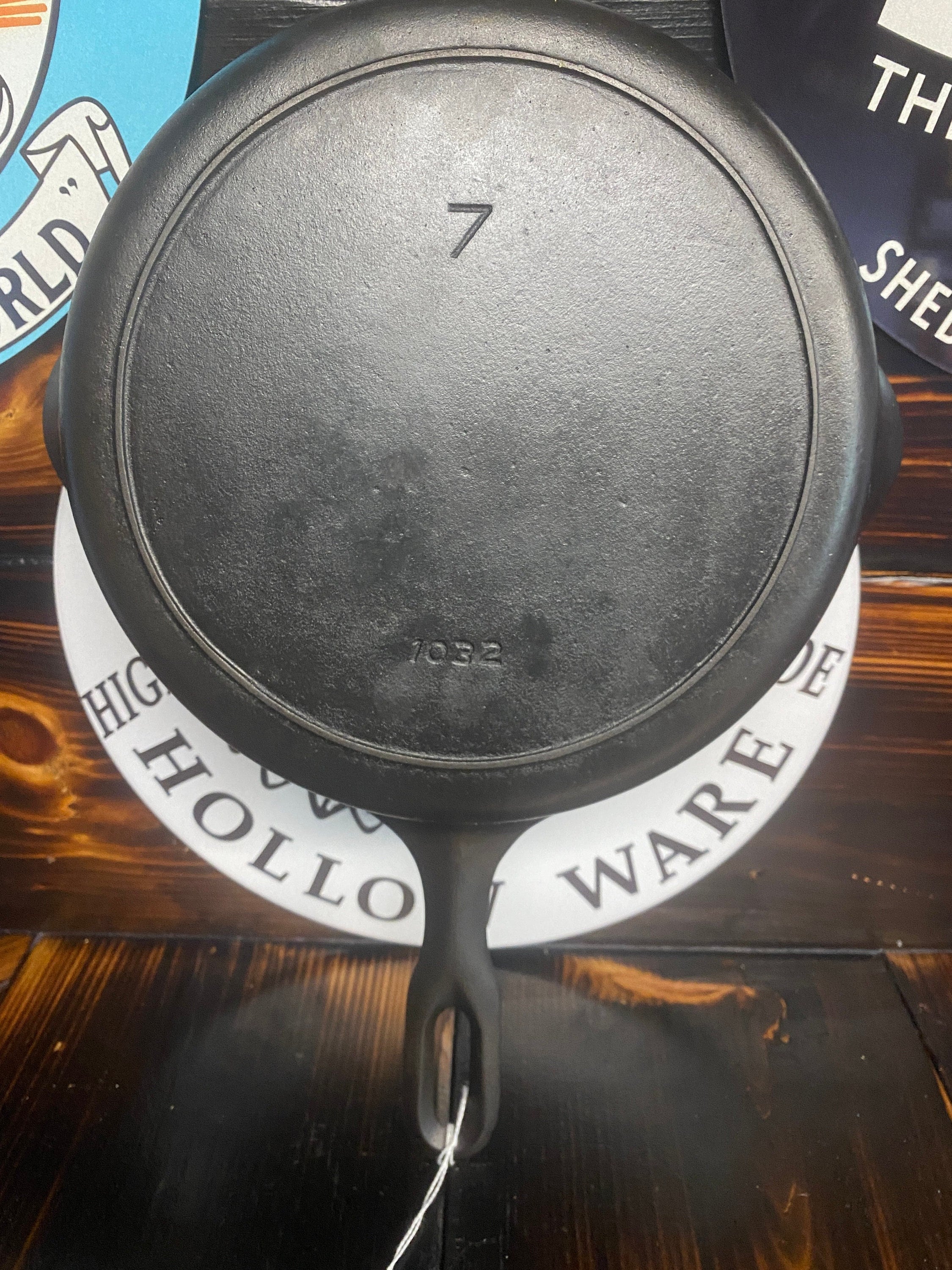 Griswold Iron Mountain 7 Cast Iron Skillet With Heat Ring Pattern 1032 ...