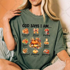 Fall Coquette Bow Png, God Says I Am Png, Retro Fall Vibes Png, Bible ...