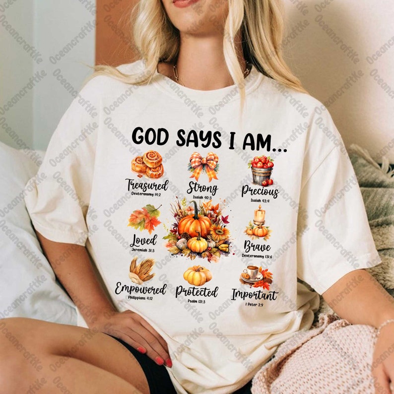 Fall Coquette Bow Png, God Says I Am Png, Retro Fall Vibes Png, Bible ...