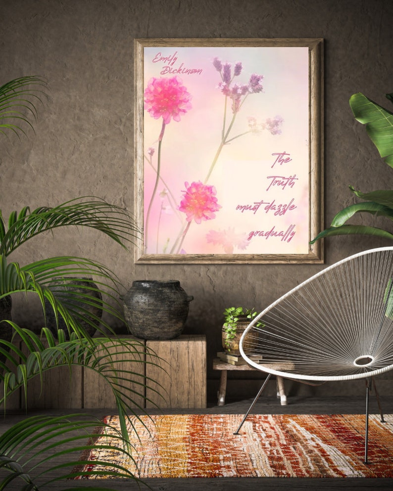 Emily Dickinson, the Truth Must Dazzle, Digital Download, Teacher Gift ...