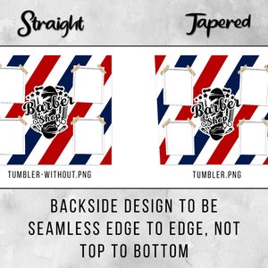Barber Shop Photo Frame 20oz Skinny Tapered & Straight Tumbler ...