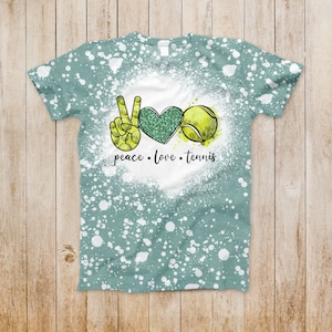 Peace Love Tennis Sublimation Png Digital Download, Peace Love Tennis ...