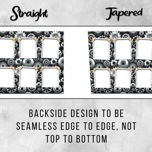 Mechanic Gear Photo Frame 20oz Skinny Tapered & Straight | Etsy