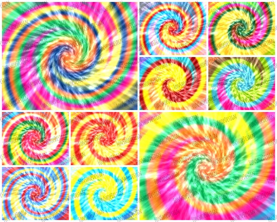 Bundle Tie Dye 10 Designs Sublimation Tie Dye Png Sublimation - Etsy