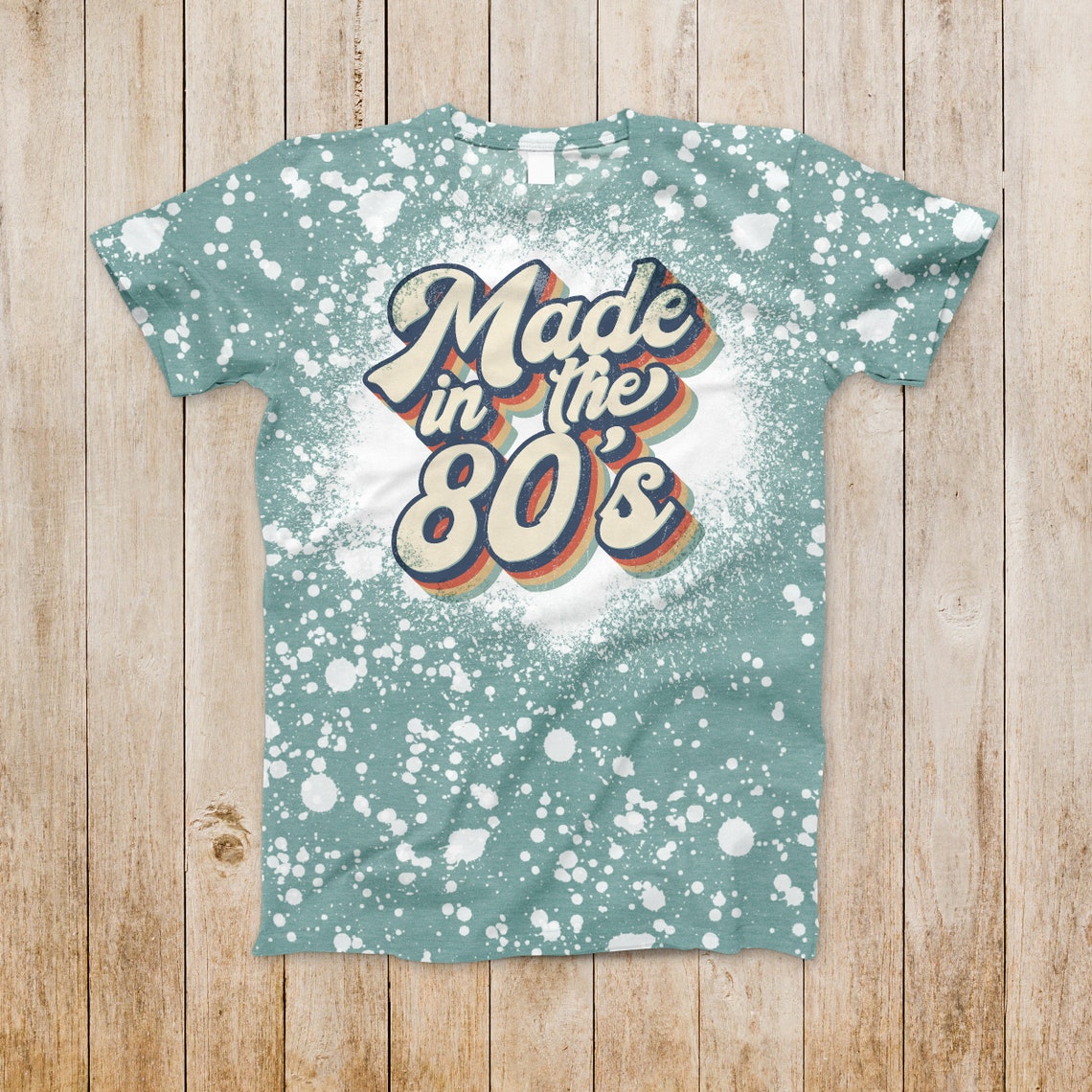 Retro Made In The 80's Vintage Sublimation Png Good Vibes | Etsy
