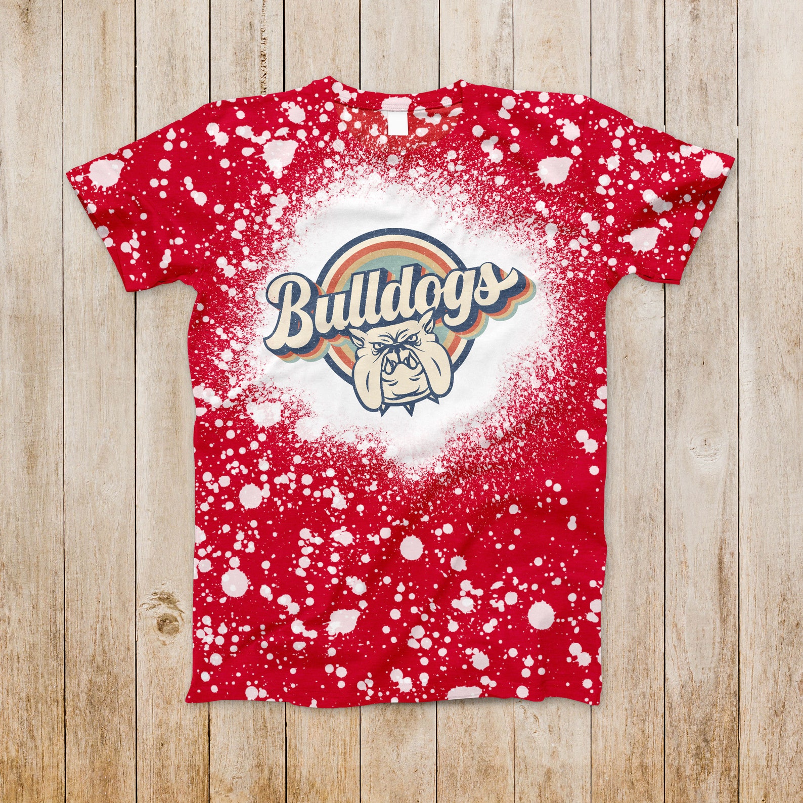 Retro Bulldogs Sublimation Png Bulldogs Png Bulldogs Design | Etsy