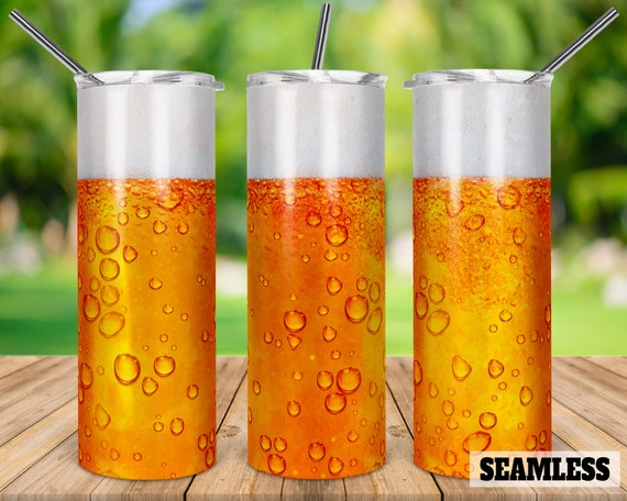 Beer Seamless 20oz Skinny Tapered & Straight Tumbler | Etsy