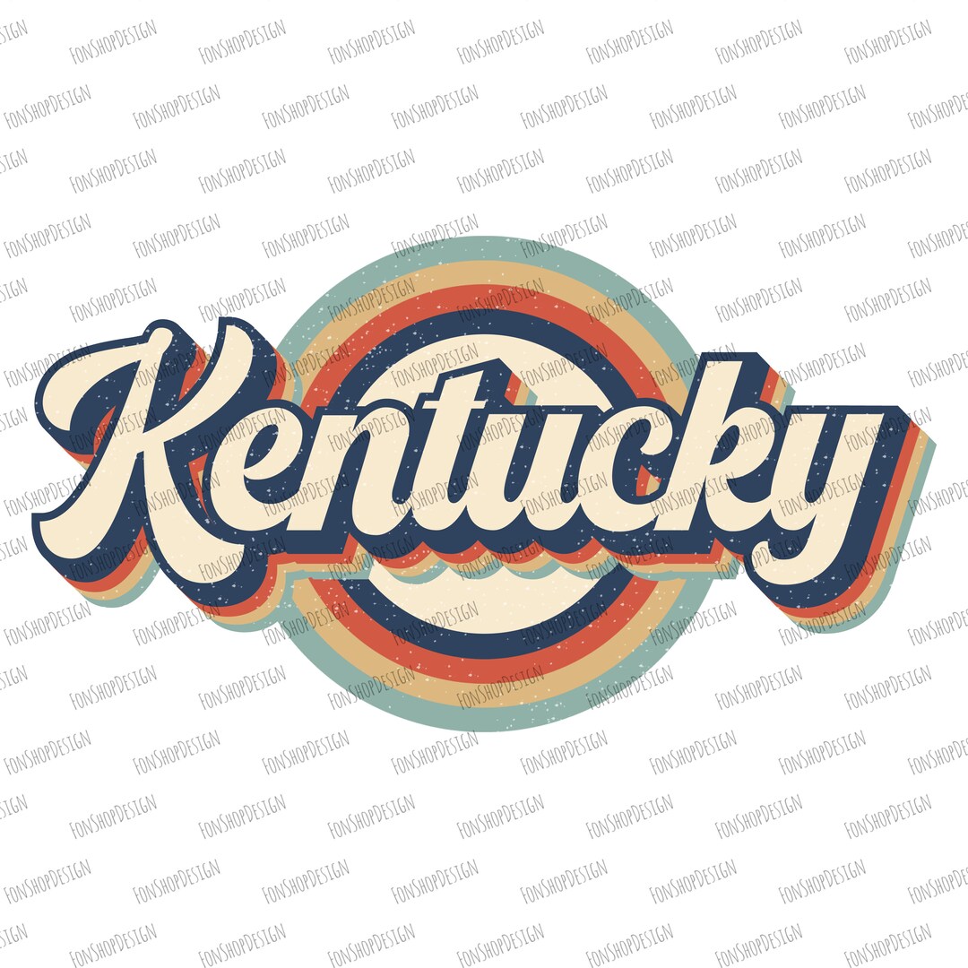 Retro Kentucky PNG, KY Sublimation, Kentucky Fall, Kentucky Decor ...