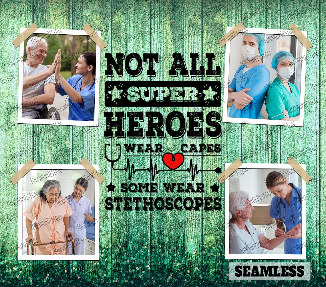 Nurse Super Power Cna Photo Frame 20oz Skinny Tapered & | Etsy