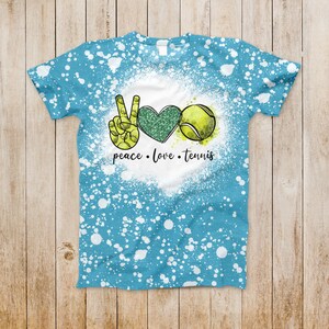 Peace Love Tennis Sublimation Png Digital Download, Peace Love Tennis ...
