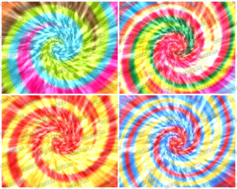 Bundle Tie Dye 10 Designs Sublimation Tie Dye Png Sublimation - Etsy