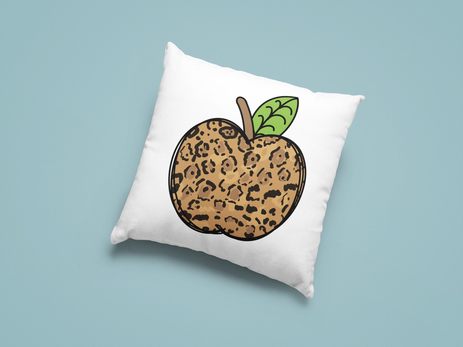 Apple Sublimation Png Digital Download Leopard Png File | Etsy