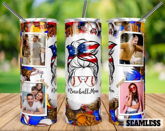 Baseball Mom Tumbler Wrap | Etsy