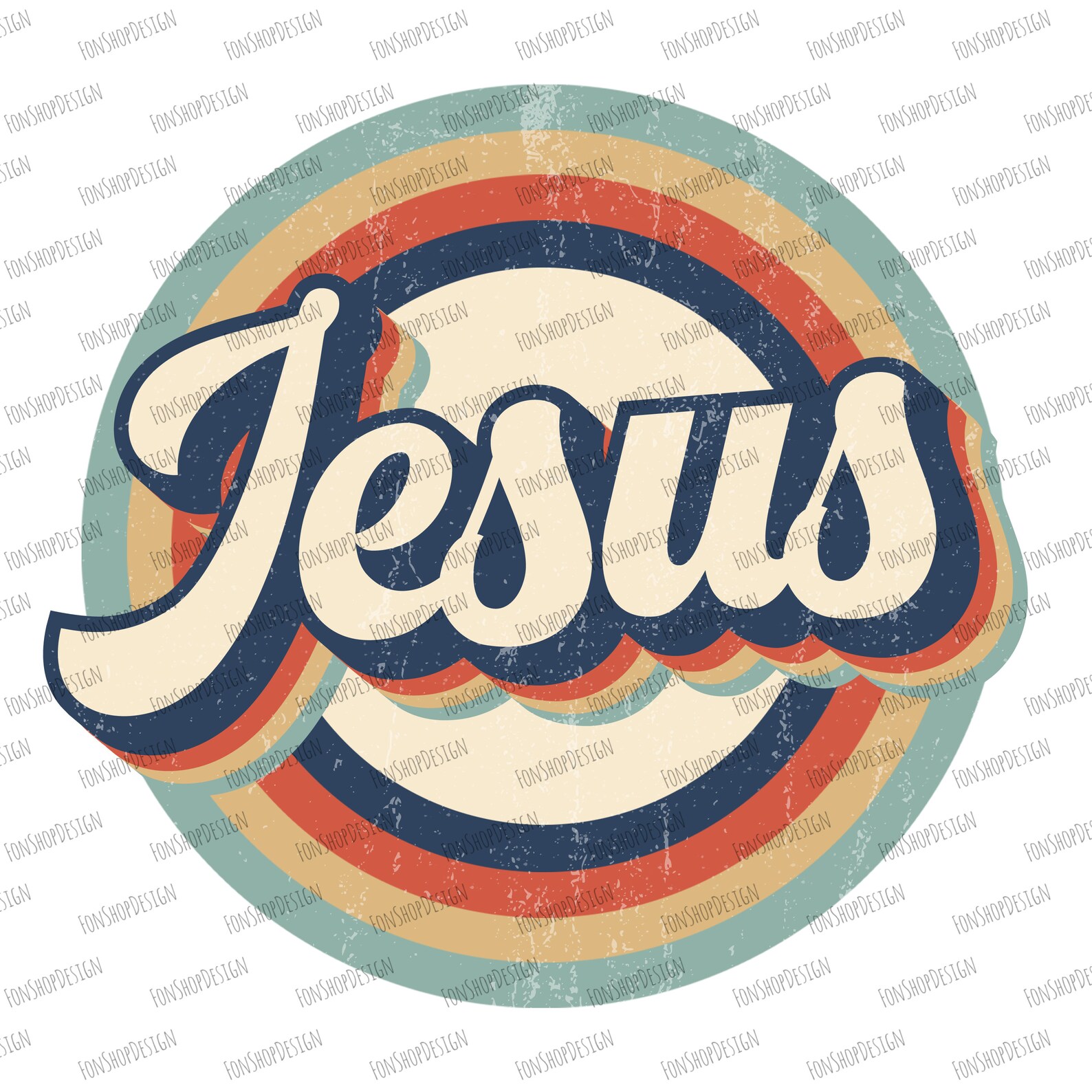 Retro Jesus Vintage Png Sublimation, Vintage Jesus Design, Jesus ...