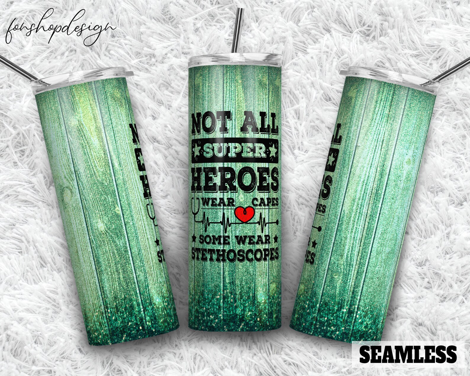 Nurse Super Power Cna Seamless 20oz Skinny Tapered & Straight - Etsy