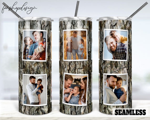Wood Camo Hunting Picture Photo Frame Tumbler 20 Oz Tumbler - Etsy