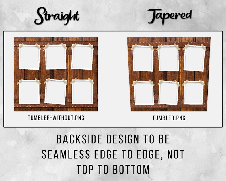 Whiskey Barrel Photo Collage Frame 20oz Skinny Tapered & - Etsy