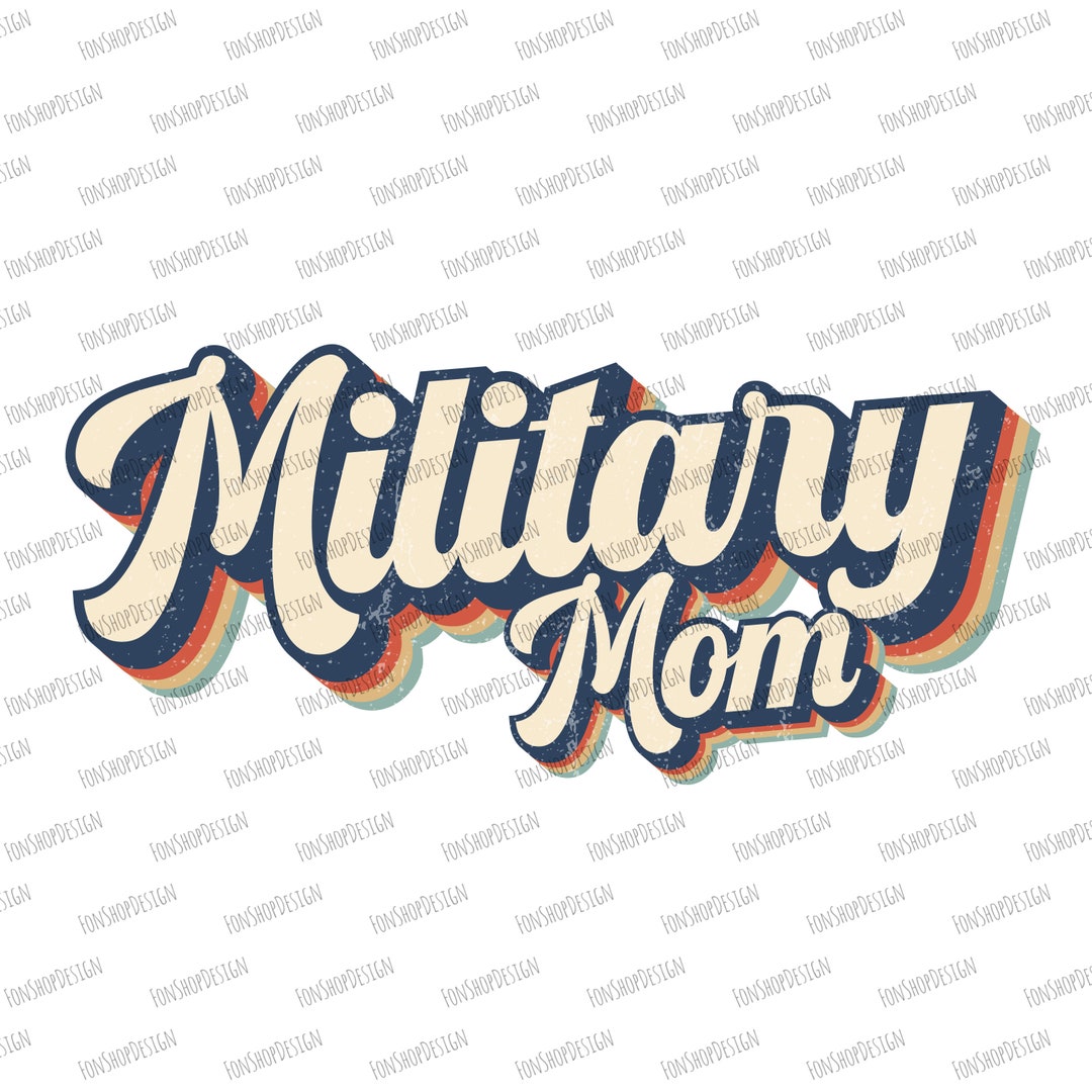 Retro Vintage Military Mama Png Sublimation, Army Mom Png, Mom Camo ...